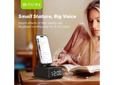 Bavin Bluetooth zvučnik BM-07 stalak, crna