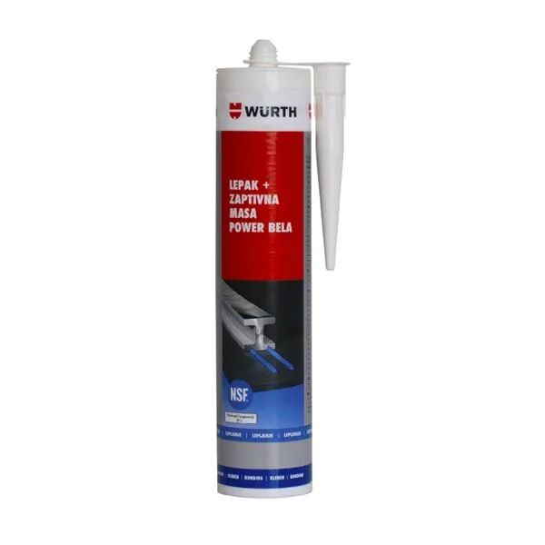 Lepak+Zaptivna masa Power bela 300ml (08932351)
