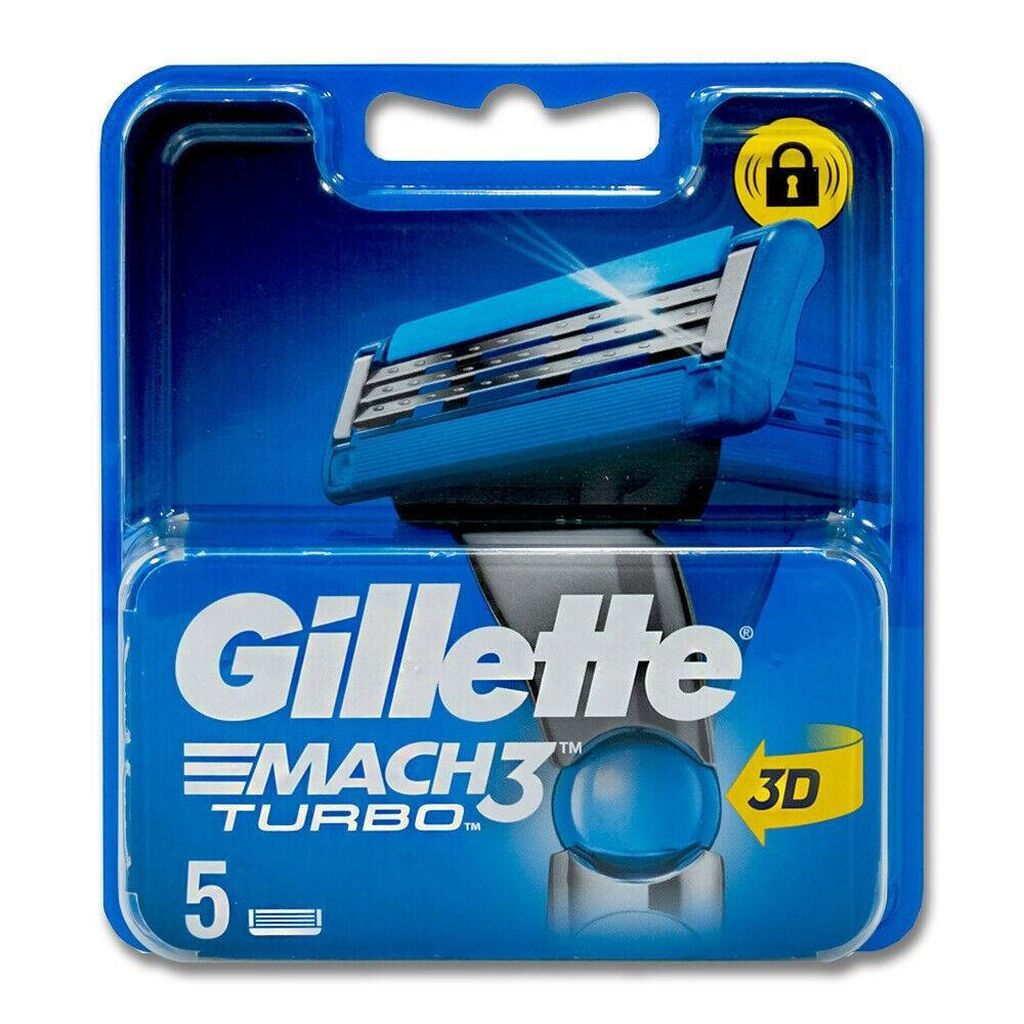 Gillette mach3 turbo sa 5 uloška Ulošci su sa tri secice Šaljite