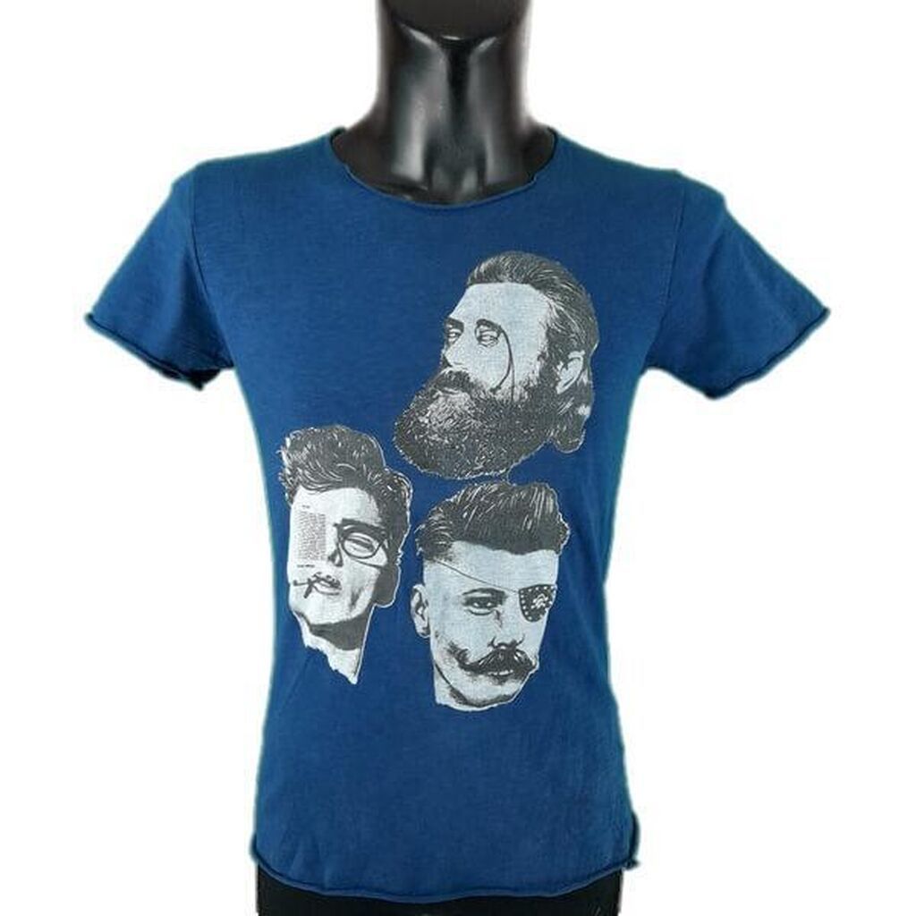 Men's T-shirt bоја - Svetloplava