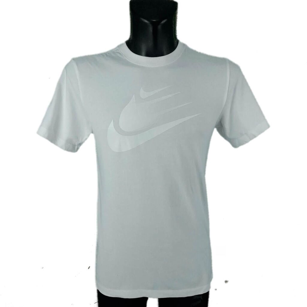 Majica na kratke rukave, S (EU 48), Nike, bоја - Bela, Pamuk