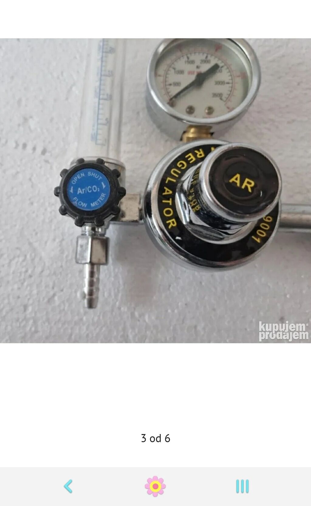 Prodajem nov i kvalitetan regulator za argon sa manometrom. Podaci