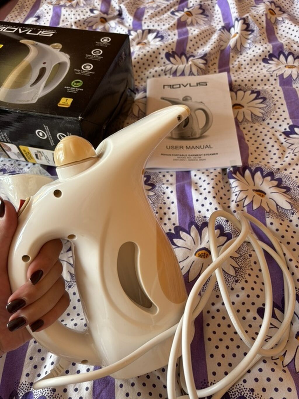 Rovus Portable Garment Steamer – Gold - Ručni paročistač za odeću