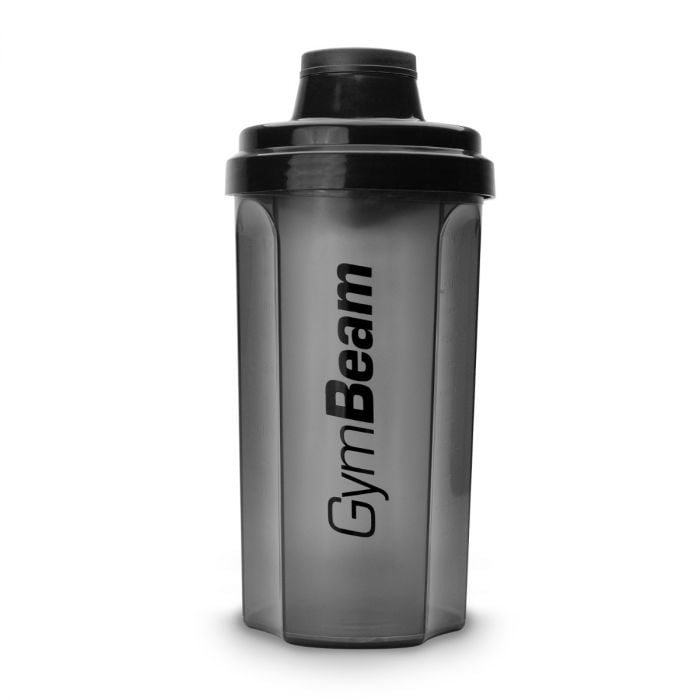 Šejker Transparent Black 700 ml - GymBeam