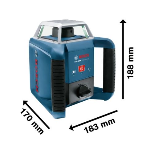 Bosch rotacioni laser GRL 400 H + LR1 + kofer