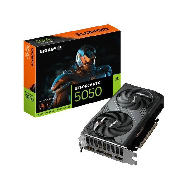 Graficka karta Gigabyte GeForce RTX 5050 WINDFORCE GV-N5050WF2OC-8GD