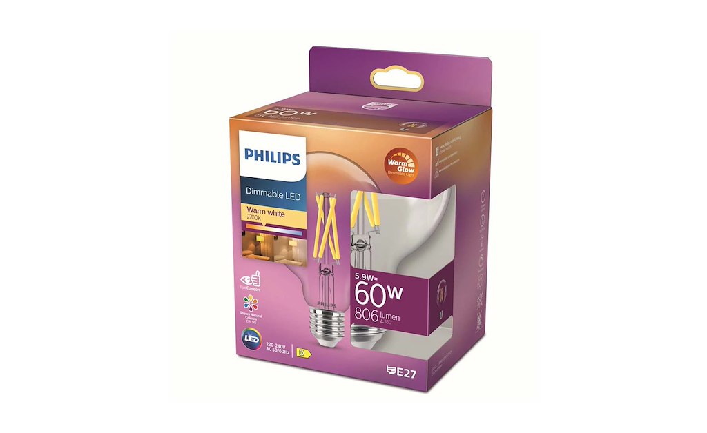 Sijalica Philips LED E27 2700K 60W
