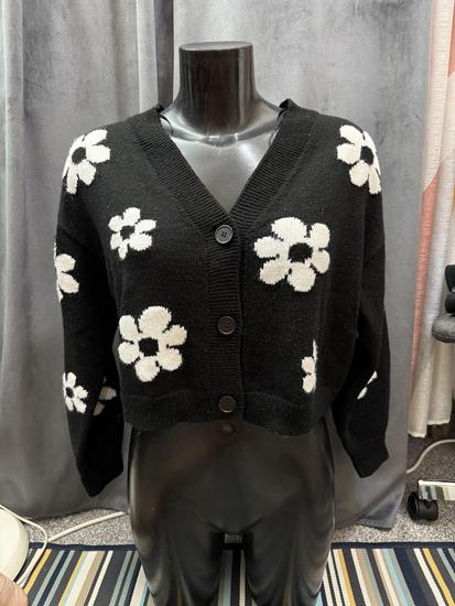 H&M divided kardigan sa cvetovima S M