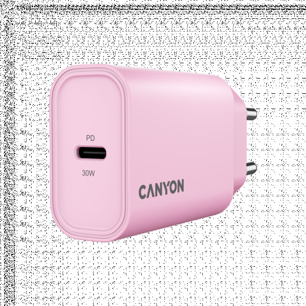 CANYON Punjač OnCharge 30CL Max Power 30W 1xPD EU Pink (CNE-CHA30CLPK)