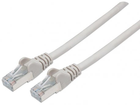 INTELLINET Patch Cable Cat7, Cat6a Plugs,SFTP,LSOH,7.5m,Gray