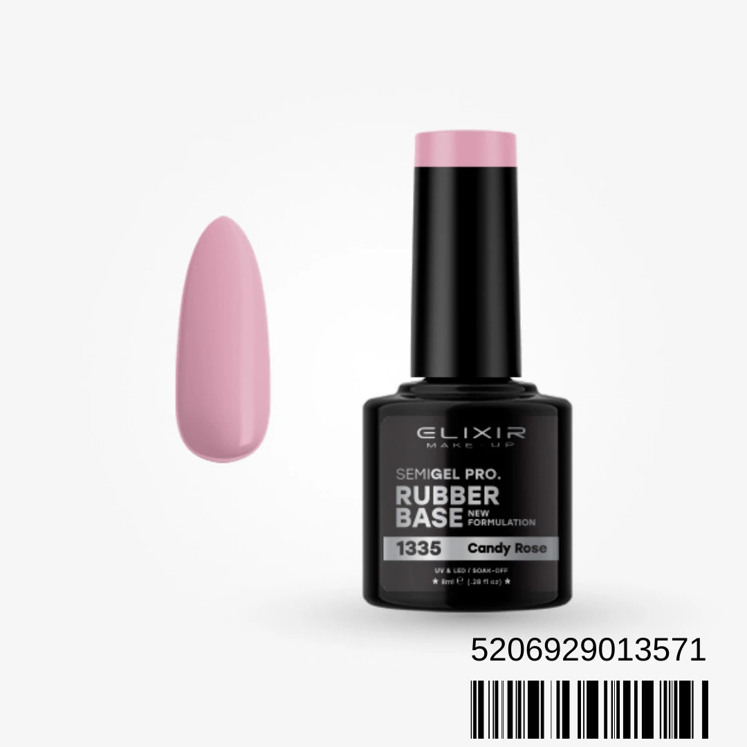 ELIXIR SEMI RUBBER BASE 8ML 1335 CANDY ROSE