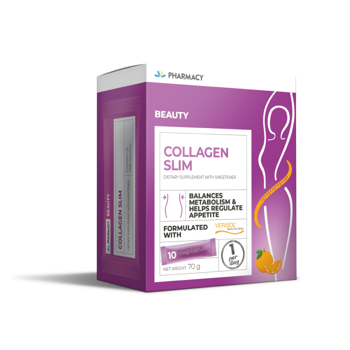 Pharmacy Collagen Slim, 10 kesica