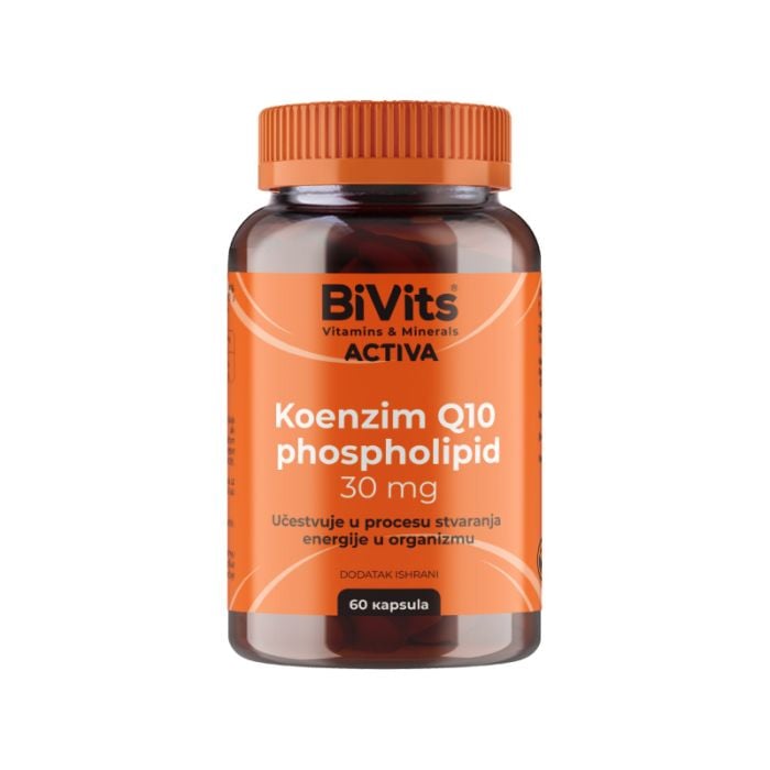 BiVits ACTIVA Koenzim Q10 phospholipid 30 mg, 60 kapsula