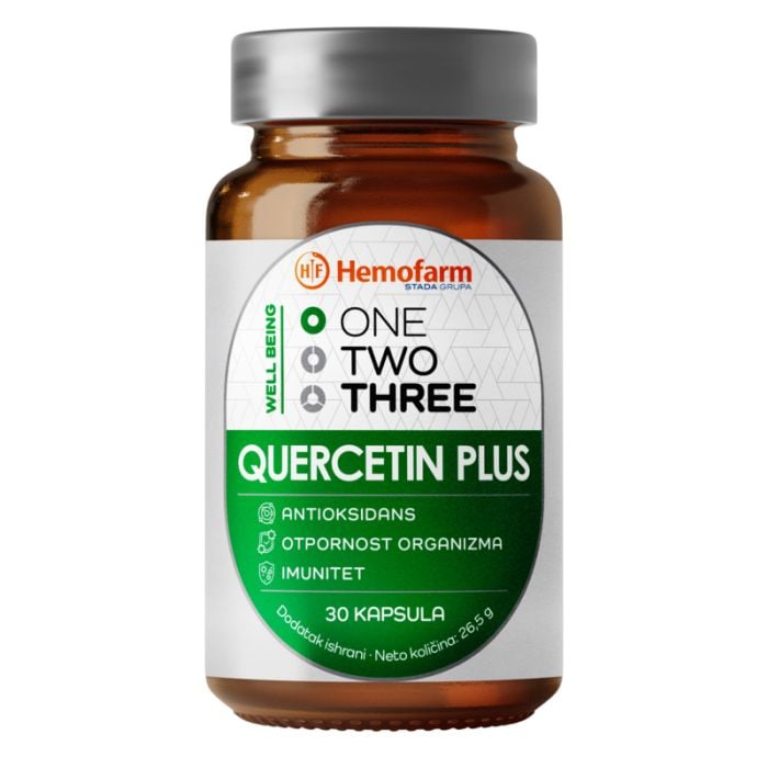 One Two Three Quercetin plus, 30 kapsula