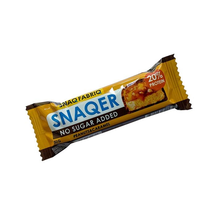 Snaqer proteinska čokoladica - Kikiriki i karamela 50g