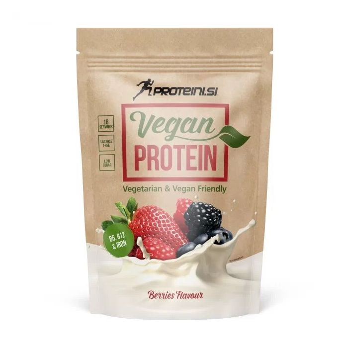 Proteini.si vegan protein 500g, šumsko voće