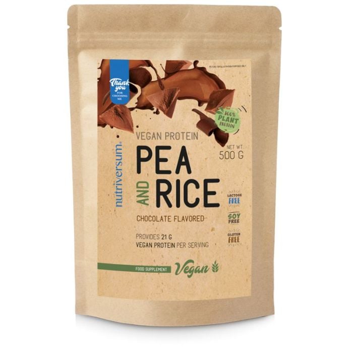 Nutriversum Vegan Protein 500g Pea & Rice Chocolate