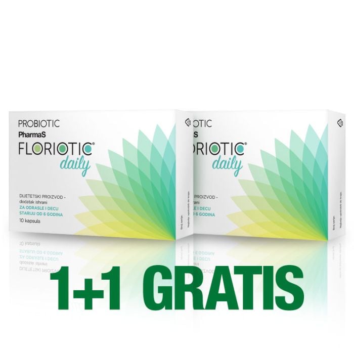 PharmaS Floriotic® Daily, 10 kapsula 1+1 gratis