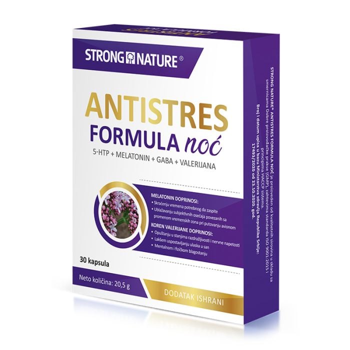 Strong Nature Antistres formula noć, 30 kapsula