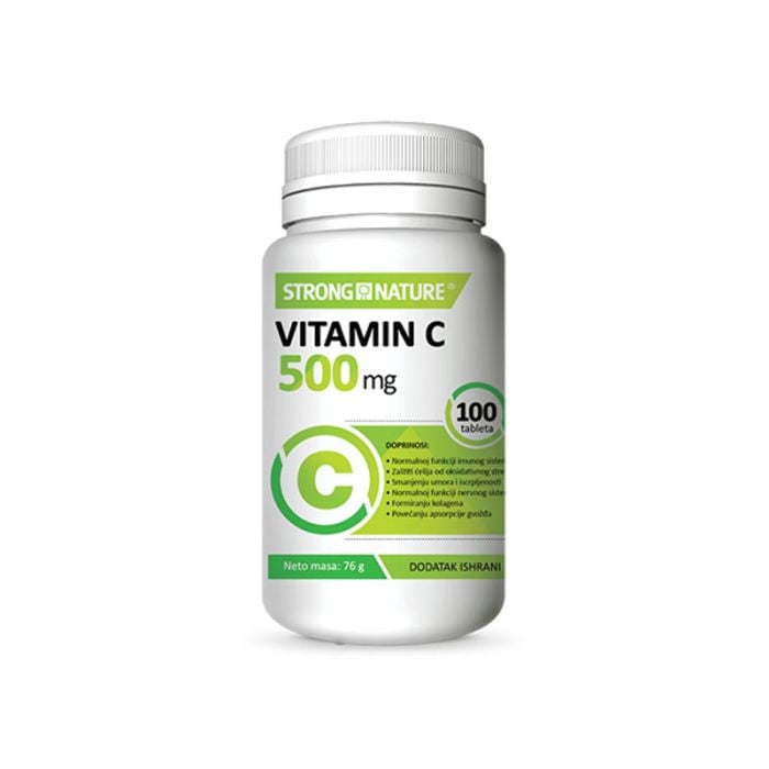 Strong Nature Vitamin C, 500 mg, 100 tableta