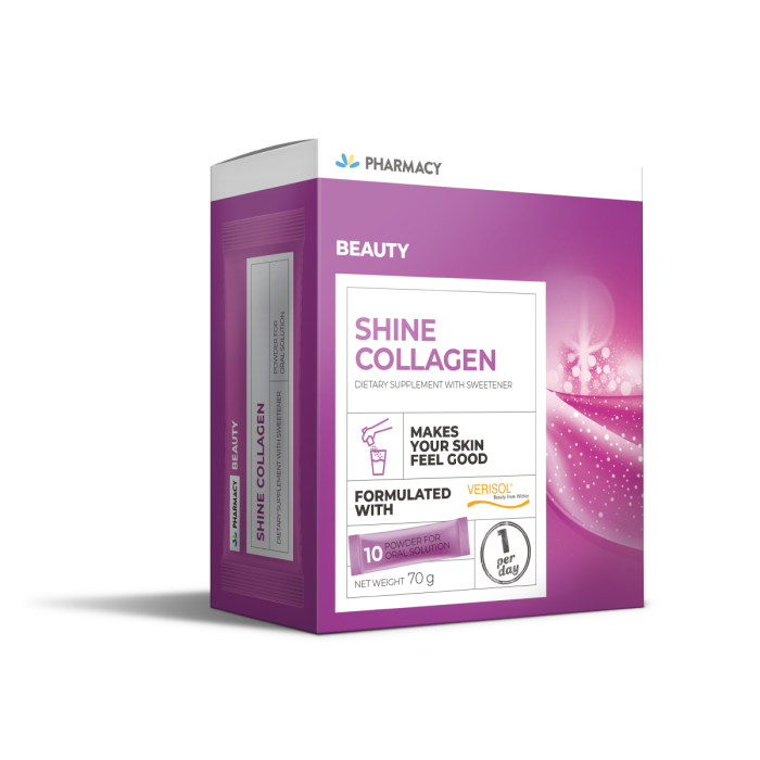 Pharmacy Shine Collagen, 10 kesica