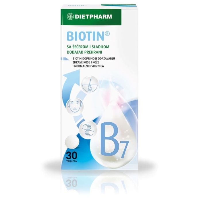 Dietpharm Biotin tablete, 30 tableta
