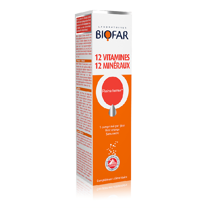 Biofar 12 vitamina +12 minerala šumeće tablete 20 komada