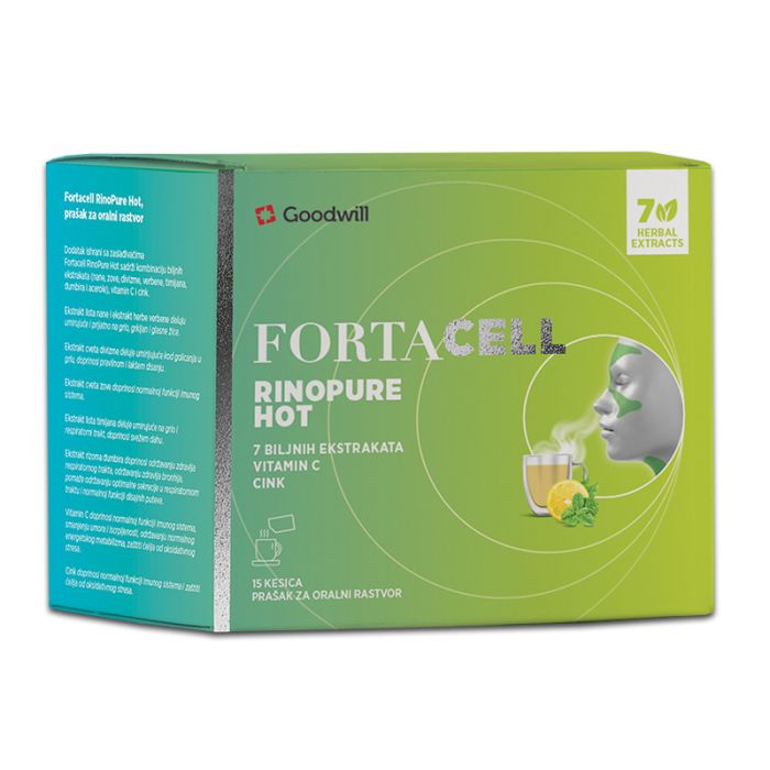 Fortacell rinopure hot 15kesica x 10g