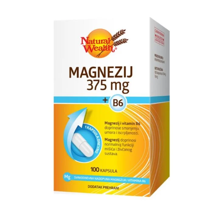 Nw magnezijum 375mg + b6 100 kapsula