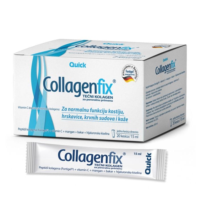 Collagenfix, tečni kolagen za peroralnu primenu, 20 kesica