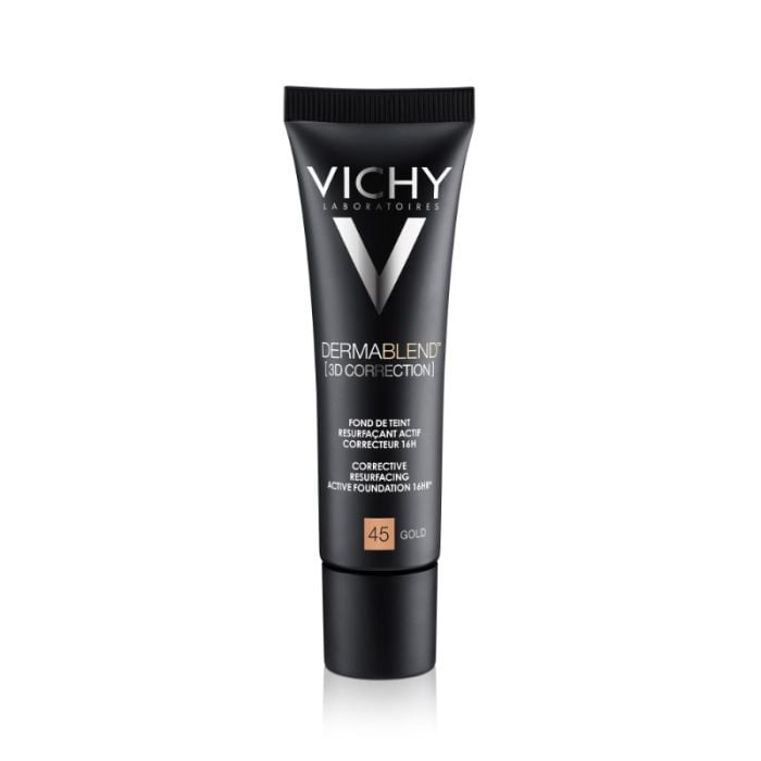 Vichy dermablend 3d korektivni puder za masnu kožu, 45 Gold
