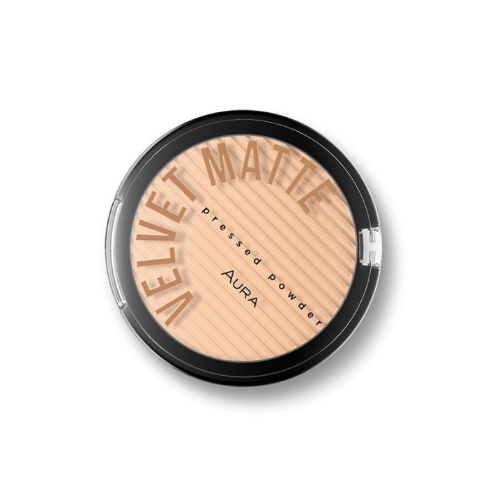 Aura kompaktni puder Velvet matte 312 Beige