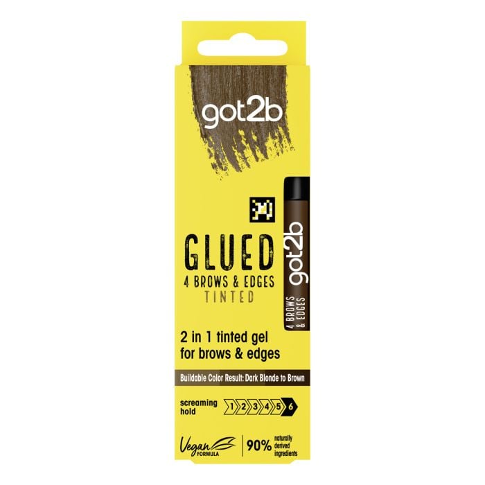 Got2b Glued gel za obrve i kosu, braon 16ml
