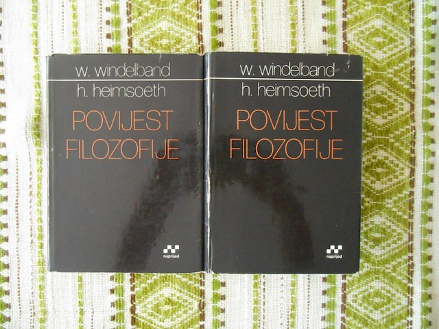 W. Windelband / H. Heimsoeth - Povijest filozofije 1-2