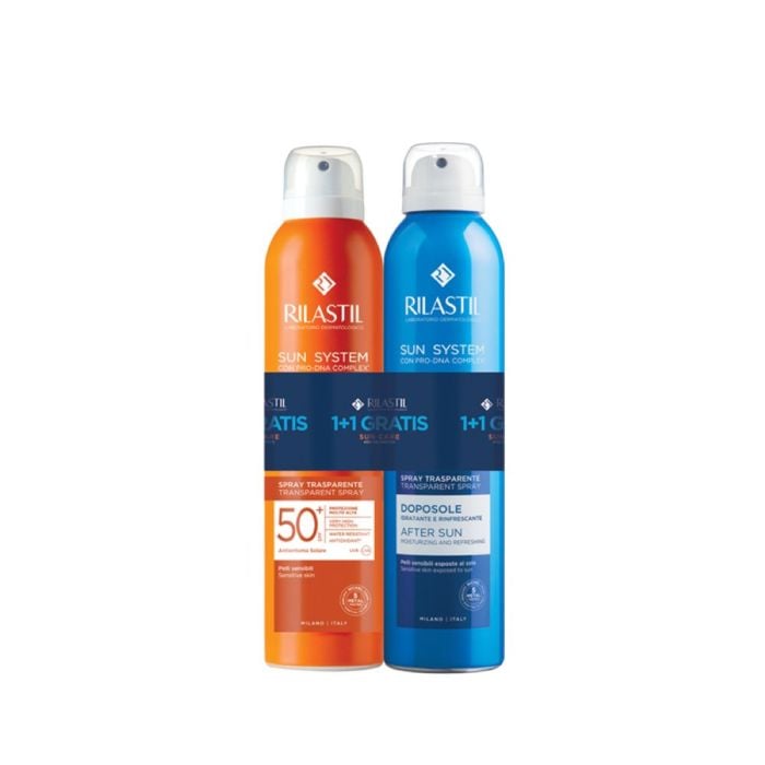Rilastil sun transparentni sprej spf 50 200ml+sprej posle sunčanja 200ml