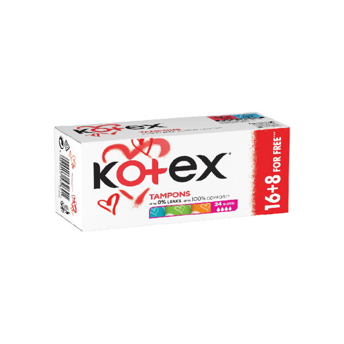 Kotex Ultra absorb, super, tamponi 24kom