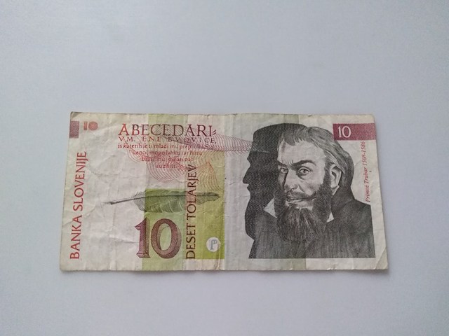 10 tolara Slovenija, 1992.
