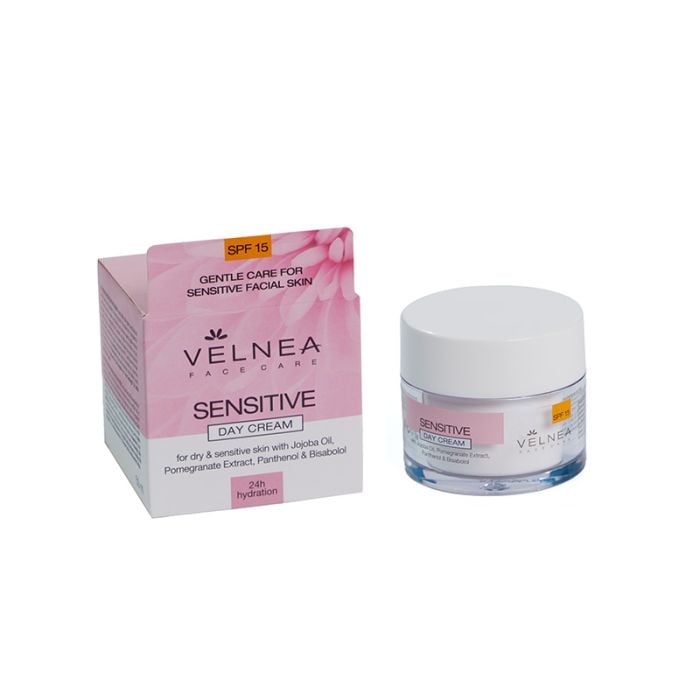 Velnea dnevna krema za osetljivu kožu lica spf 15 50ml