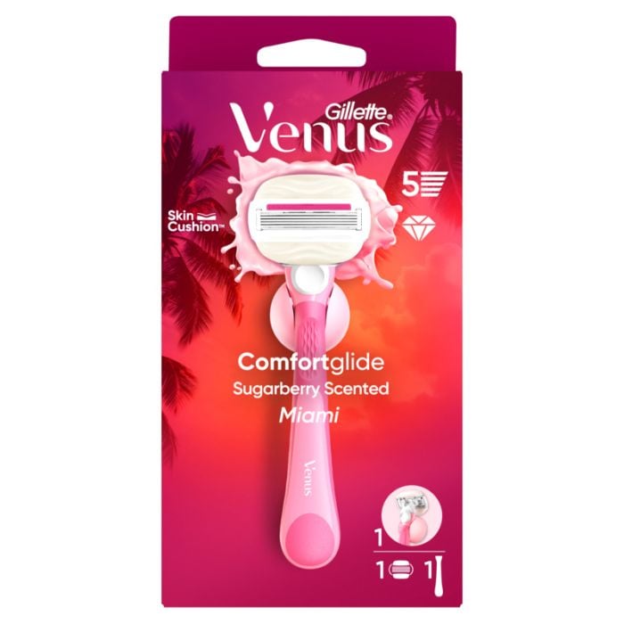 Gillette Venus Comfortglide Miami ženski brijač sa 5 oštrica, 1kom