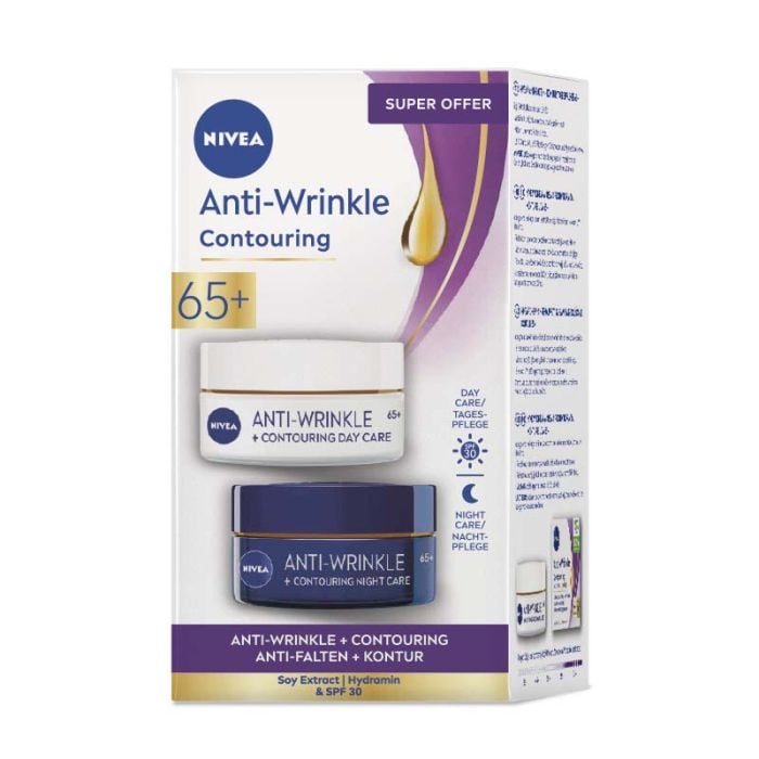 Nivea Anti Wrinkle Duo 65+ dnevna krema 50ml+noćna krema 50ml
