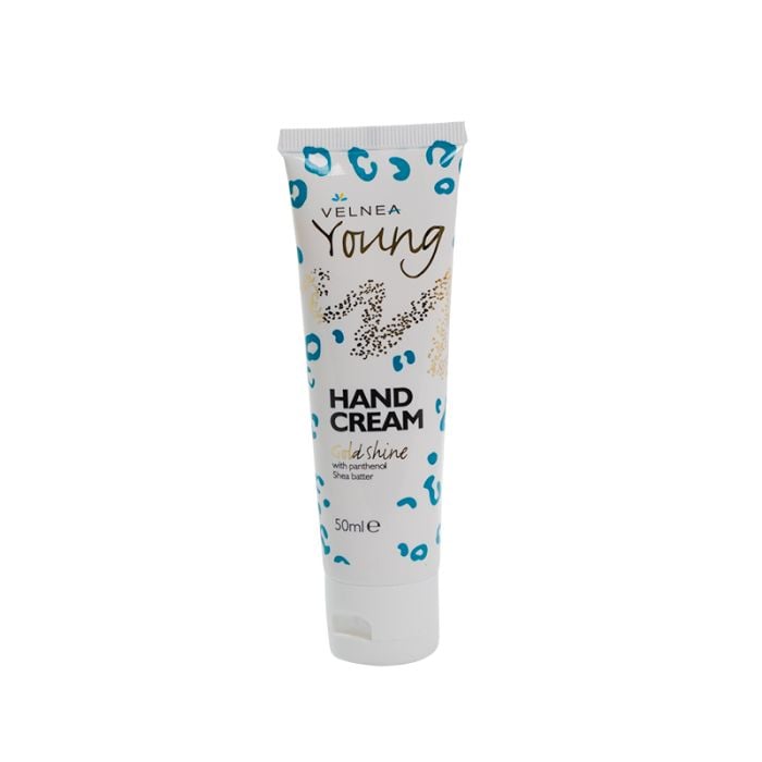 Velnea Young krema za ruke sa zlatnim šljokicama 50ml