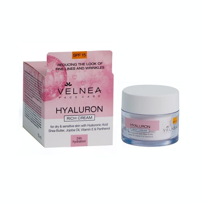 Velnea hijaluron bogata krema za lice spf15 50ml