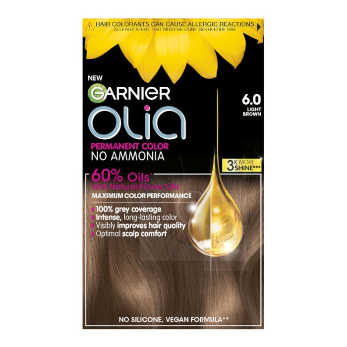Garnier Olia boja za kosu 6.0 svetlo smeđa