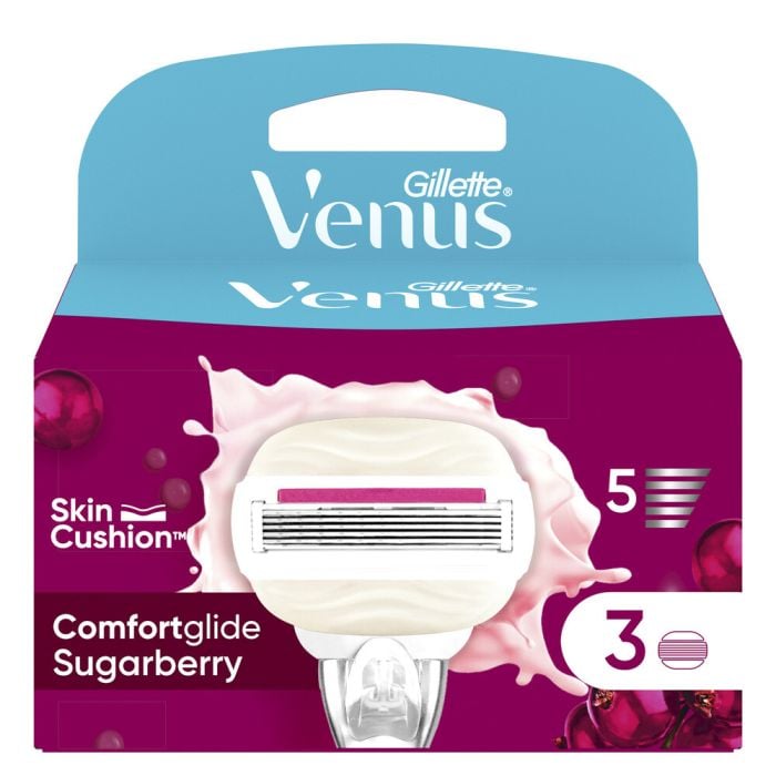 Gillette Venus Sugarberry dopune za brijač, 3kom