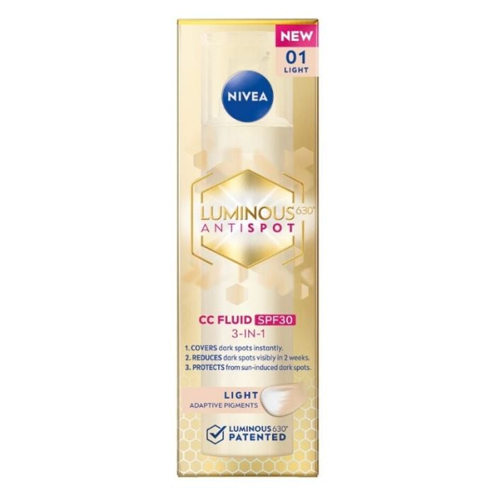 Nivea Luminous 630 cc Fluid spf 30 svetla, 40ml