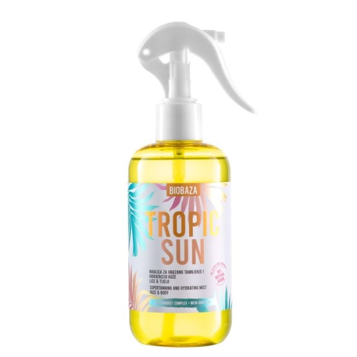 Biobaza tropic sun maglica za ubrzano tamnjenje za lice i telo 250ml