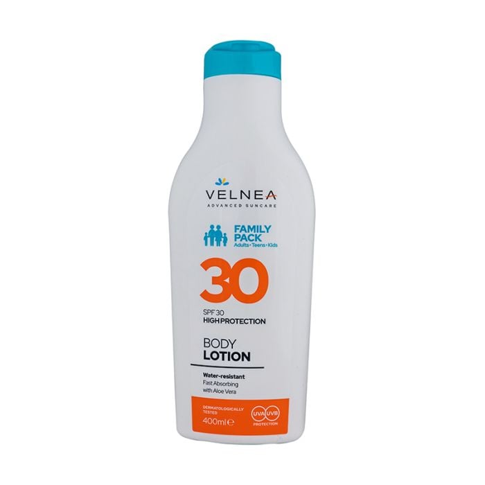 Velnea sun losion za sunčanje za celu porodicu spf30 400ml
