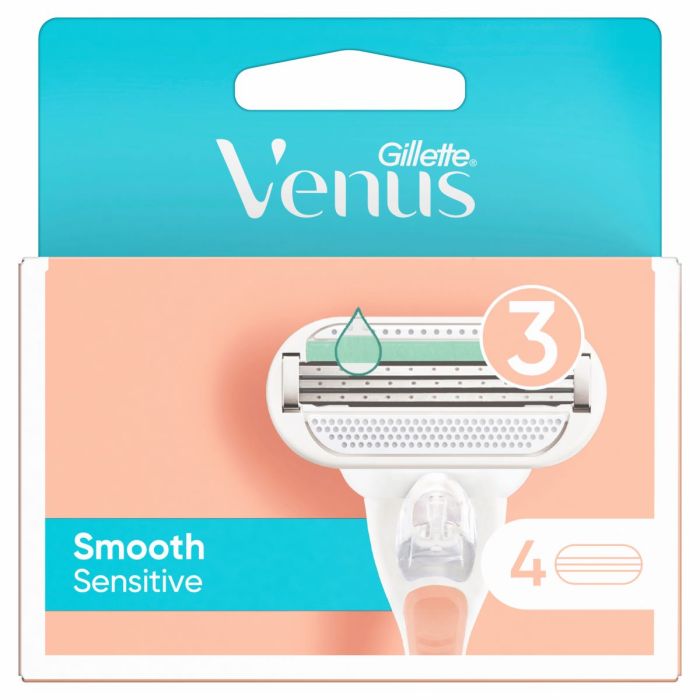 Venus smooth sensitive pink dopune 4 kom
