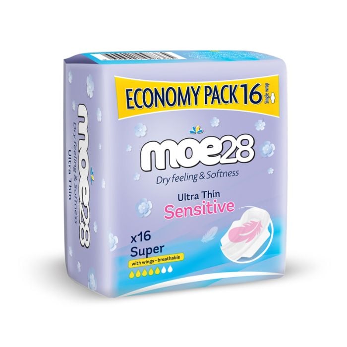 MOE28 ultra thin sensitive super higijenski ulošci 16 kom