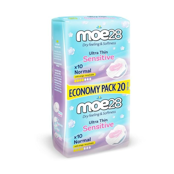 MOE28 ultra thin sensitive normal duo higijenski ulošci 20 kom